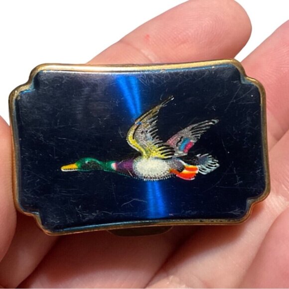 Stratton | Jewelry | Vintage Stratton England Gold Enamel Pill Box ...